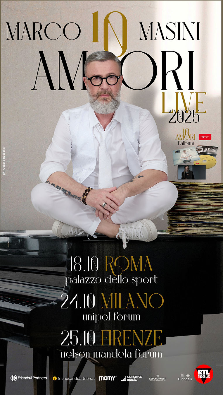 Marco Masini - 10 Amori Live 2025 | Momy Records